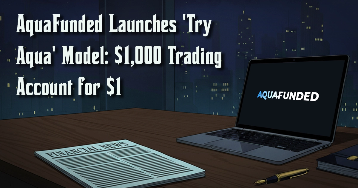 AquaFunded Launches 'Try Aqua' Model: $1,000 Trading Account for $1